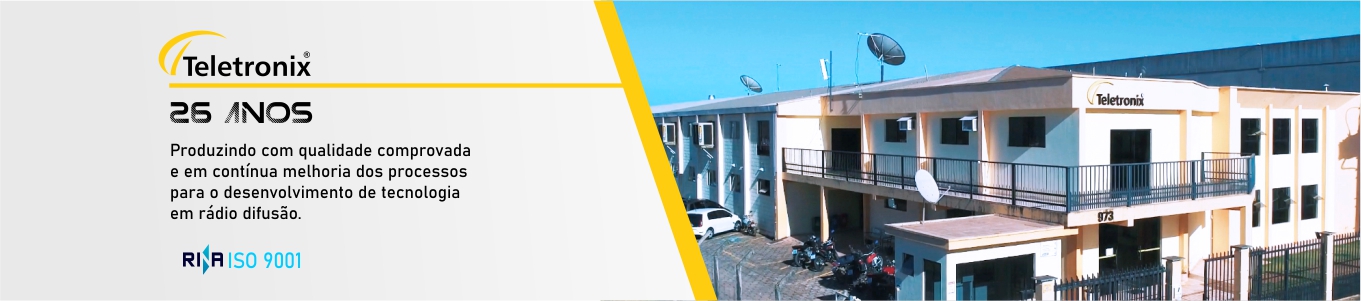 Equipamentos para emissoras de rádio FM, AM e TV - Teletronix