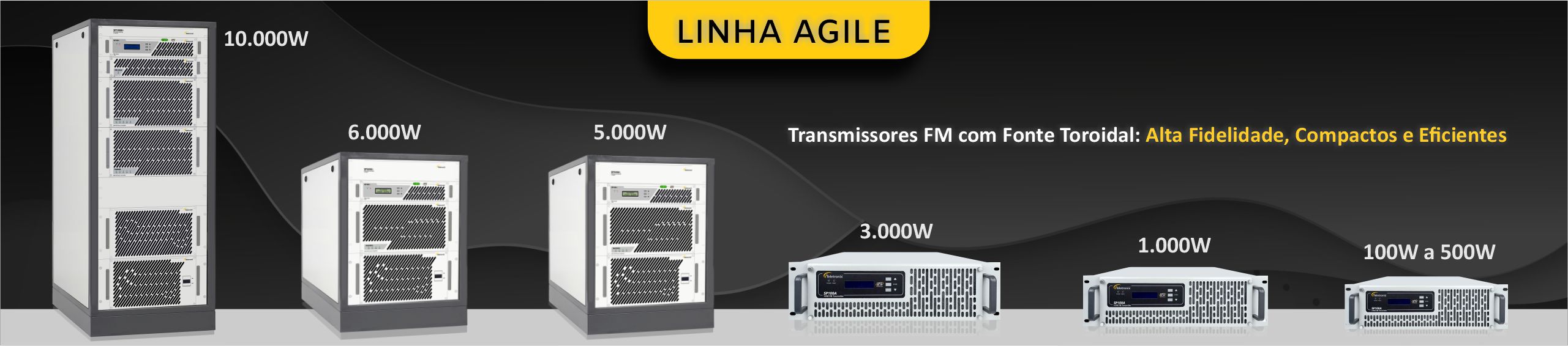 Equipamentos para emissoras de rádio FM, AM e TV - Teletronix